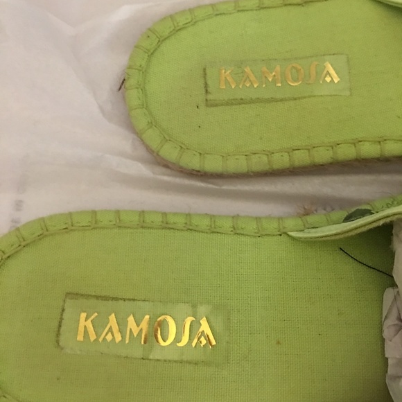 Kamosa | Shoes | Kamosa Made In Spain Green Crystals Pailletes | Poshmark